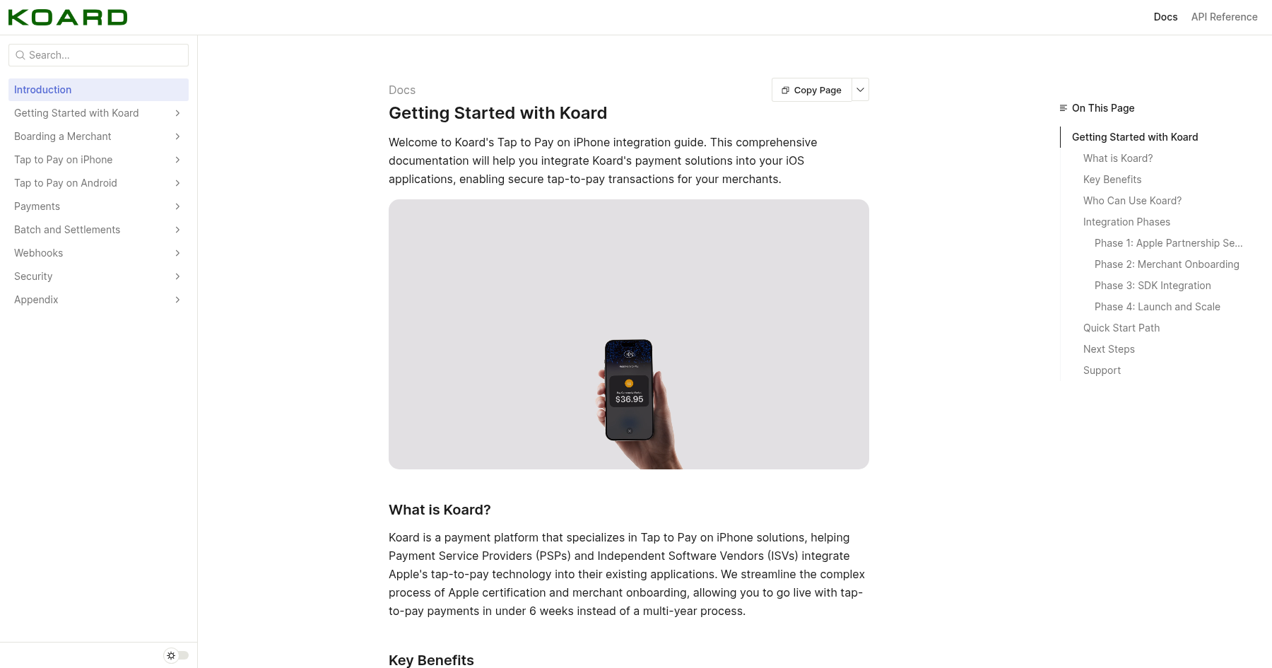 Setting up the Merchant