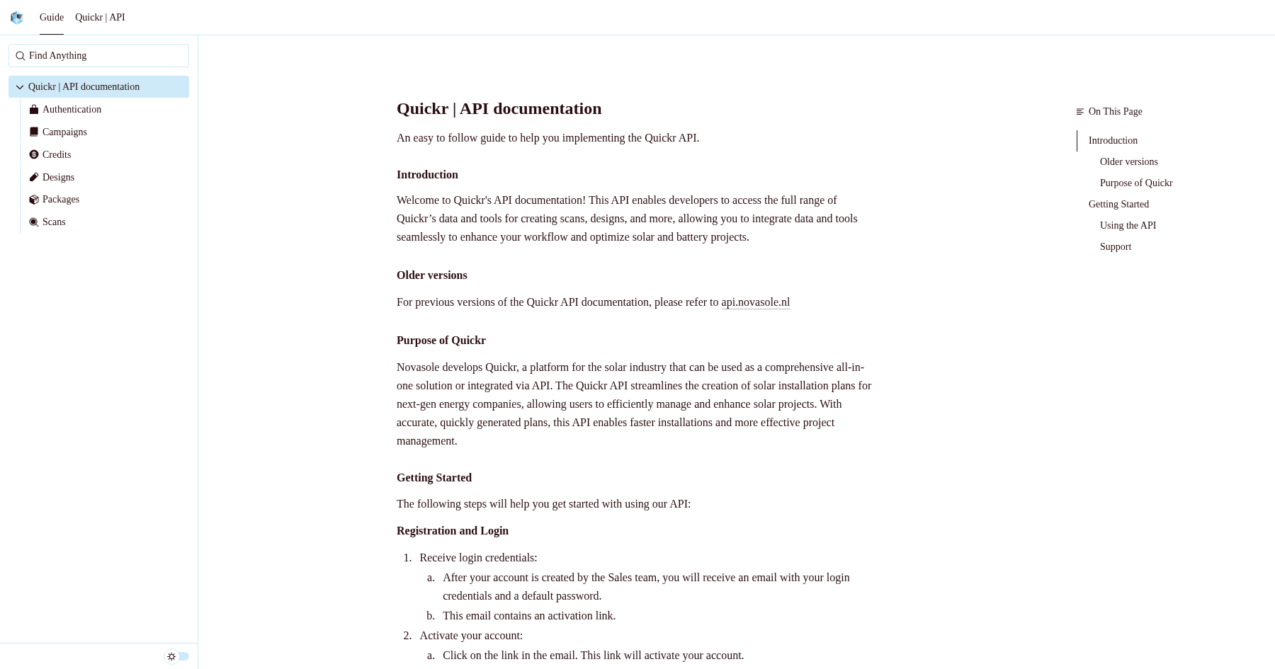 Create Bearer Token | Guide