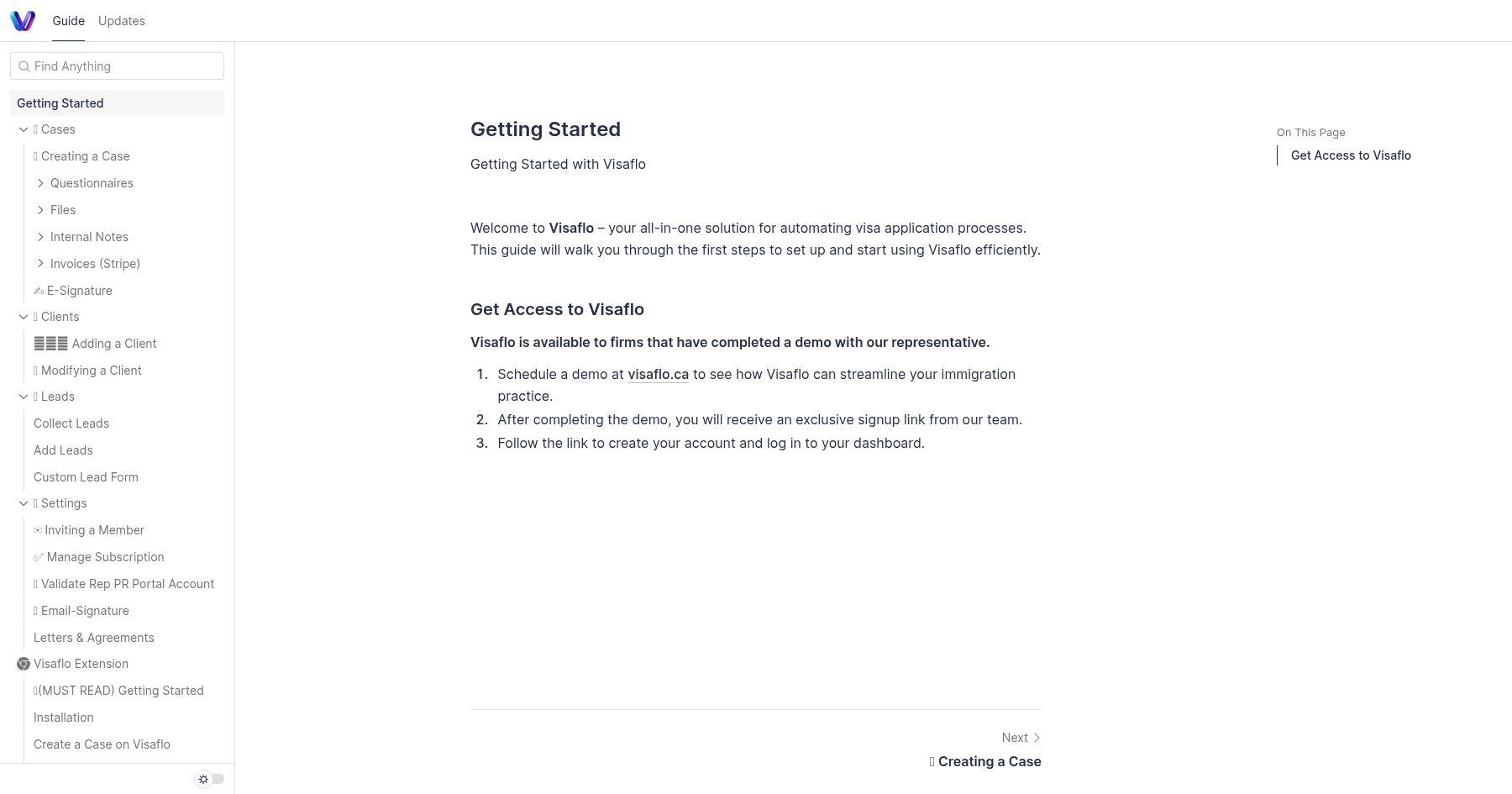 Getting Started | Guide